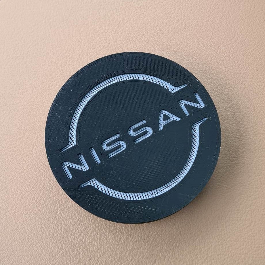 Nissan rim insert with logo by Darius Kv | Download free STL model ...