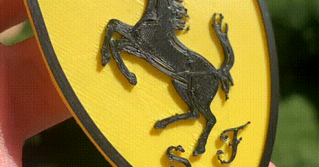 Ferrari Logo Keychain by AlemhReview | Download free STL model ...