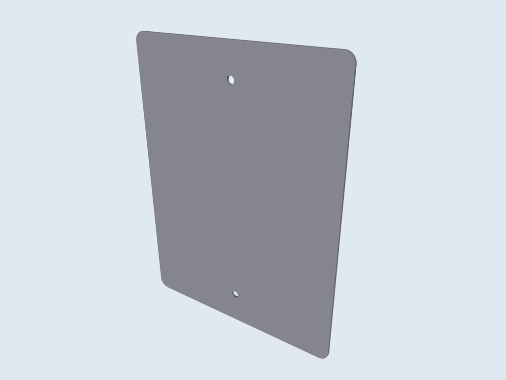Blank Faceplate for a M&S D3BN Front Door Intercom by andrewdefilippis ...