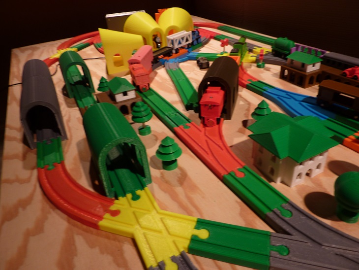 3DPrintedRailRoad Infrastructure by DR2D | Download free STL model ...