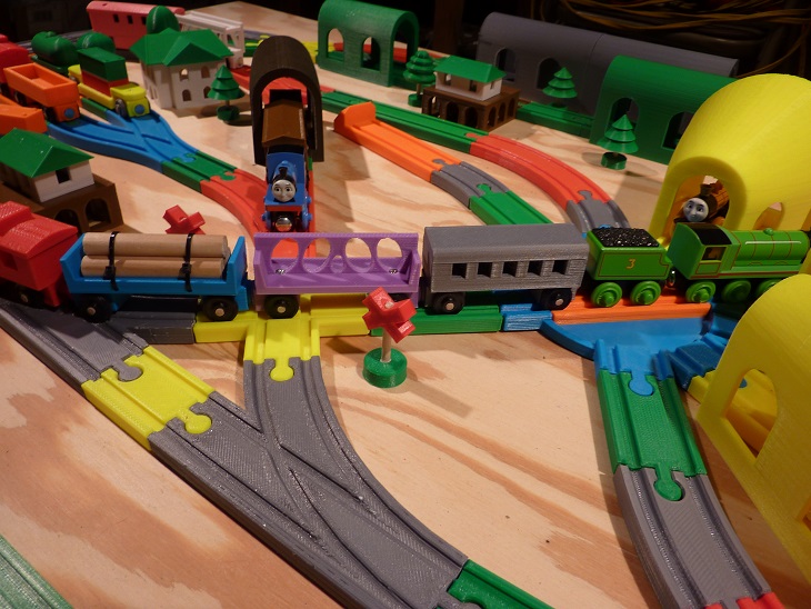 3DPrintedRailRoad Infrastructure by DR2D | Download free STL model ...