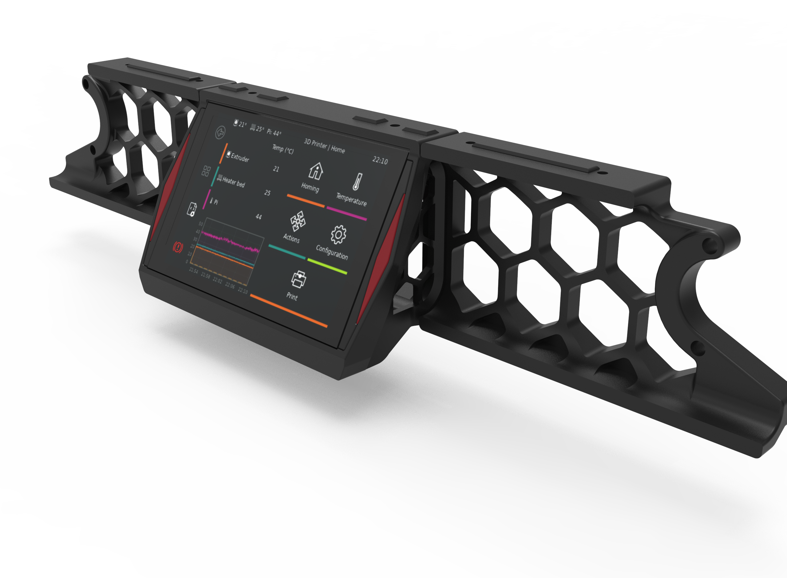 Waveshare 4.3" DSI touch screen housing for Voron 2.4 autorstwa Ken226 ...