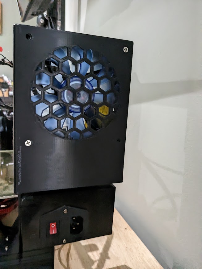 Ender 3 120mm PSU Fan Mount by Avi Spratt | Download free STL model ...