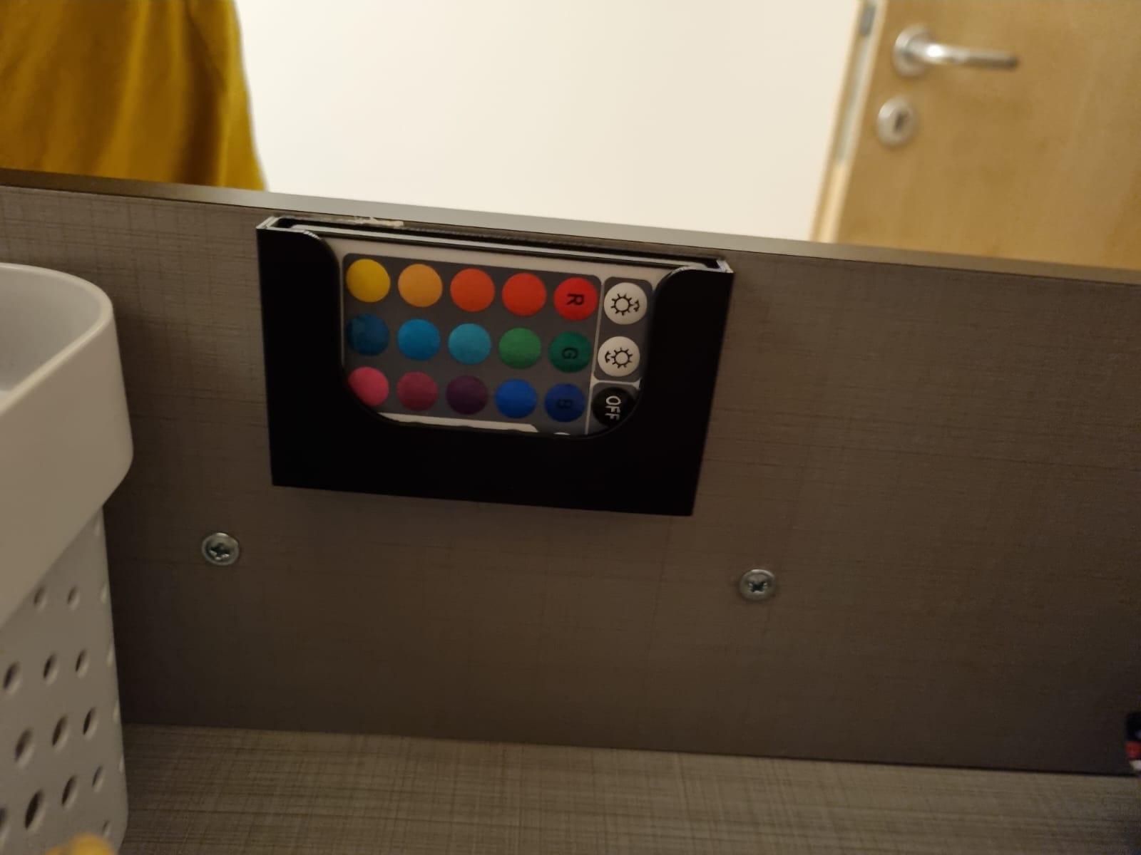 LED Remote Holder by RockAges 3D | Download free STL model | Printables.com