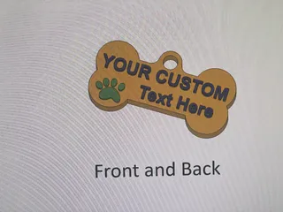 Custom Dog Tag by PhDGoSlowAncient | Download free STL model ...
