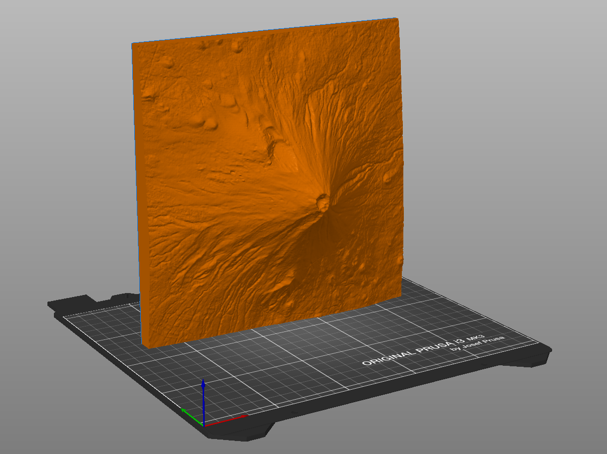 Mount Fuji Topography Model by skoro | Download free STL model ...