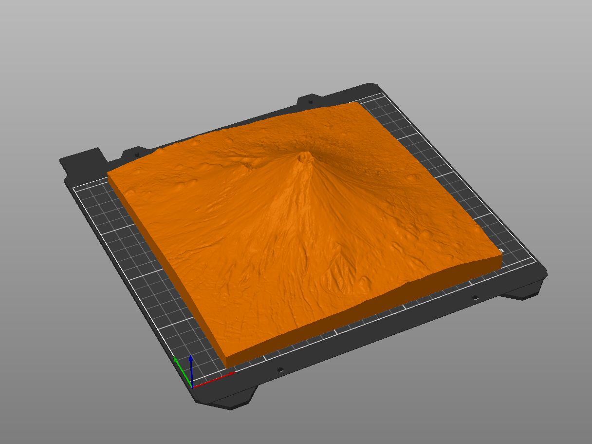 Mount Fuji Topography Model by skoro | Download free STL model ...