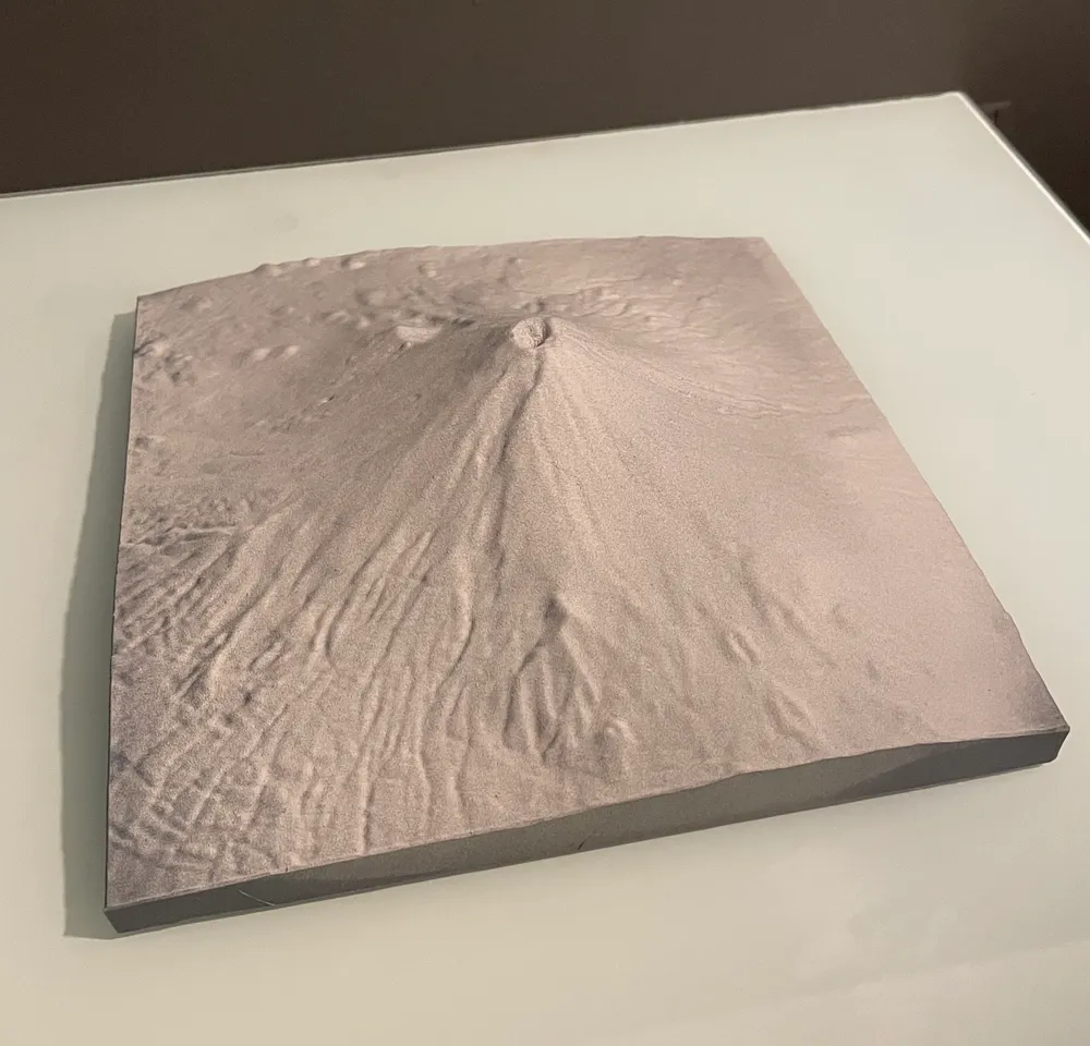 Mount Fuji Topography Model by skoro | Download free STL model ...