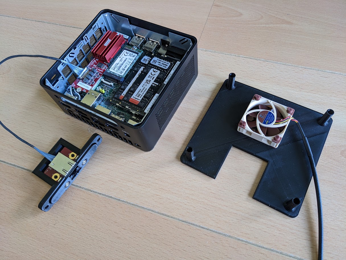 Intel NUC 12 Pro Innodisk EGPL-T101 cover and accessory port kit by ...