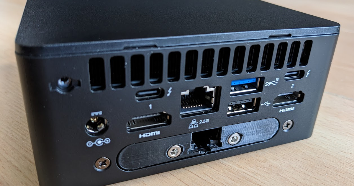 Intel NUC 12 Pro Innodisk EGPL-T101 cover and accessory port kit by ...