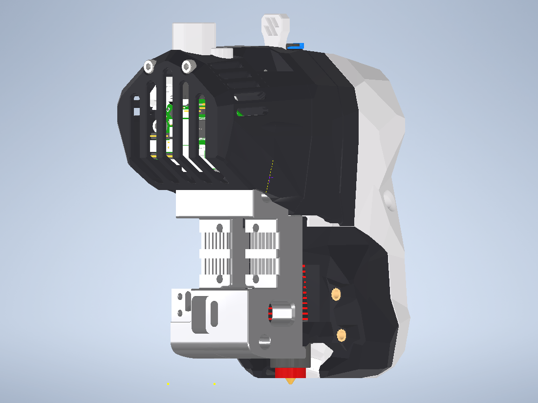 Back enclosure for Stealthburner with LGX Lite, EBB36 and PG7 umbilical ...