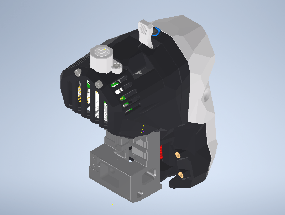 Back enclosure for Stealthburner with LGX Lite, EBB36 and PG7 umbilical ...