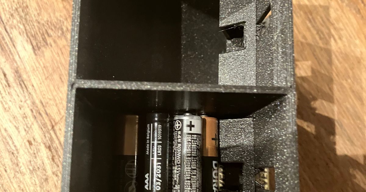 Battery Holder Inserts by Johan | Download free STL model | Printables.com