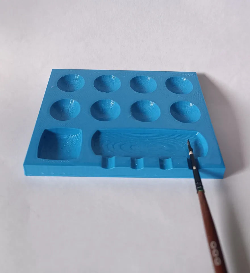 PAINT PALETTE by Valentina | Download free STL model | Printables.com