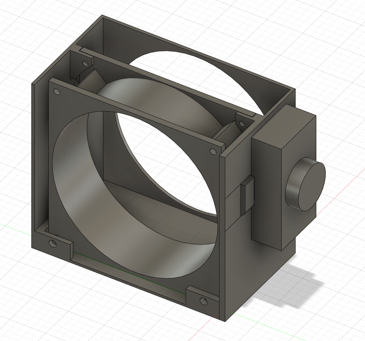 Exhaust Fan Housing With Filter by Bwachtel | Download free STL model ...
