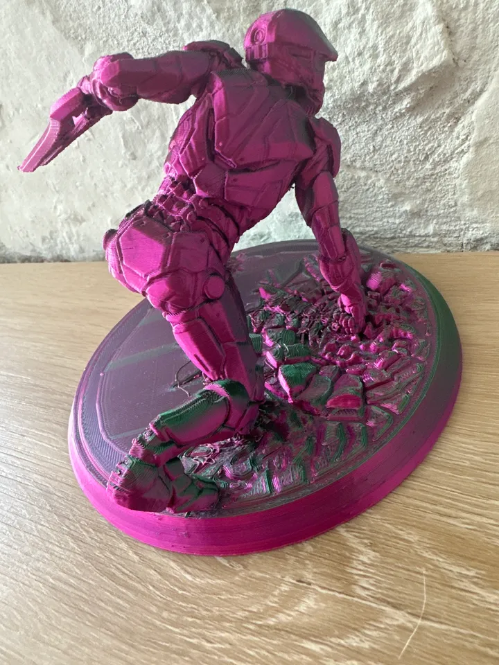 Master Chief Statue by Green_FPV | Download free STL model | Printables.com