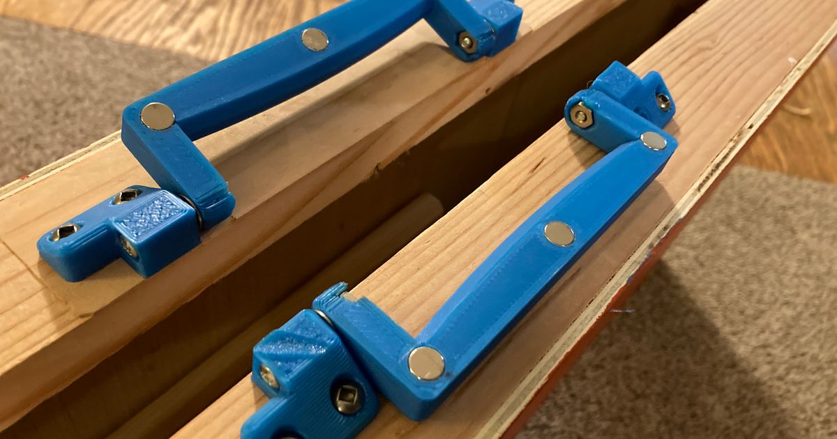 Magnetic Split handle by Bwolfey | Download free STL model | Printables.com