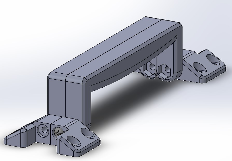 Magnetic Split handle by Bwolfey | Download free STL model | Printables.com