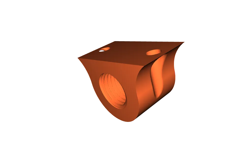 Screw and Threaded Mounting Block by Cupcake155 | Download free STL ...