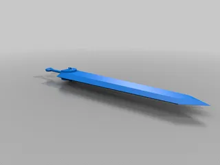 keychain sword by david | Download free STL model | Printables.com
