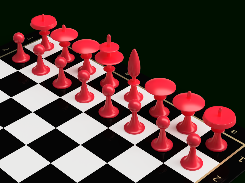 Leonardo Da Vinci Chess Set by Jeff Burton | Download free STL model ...
