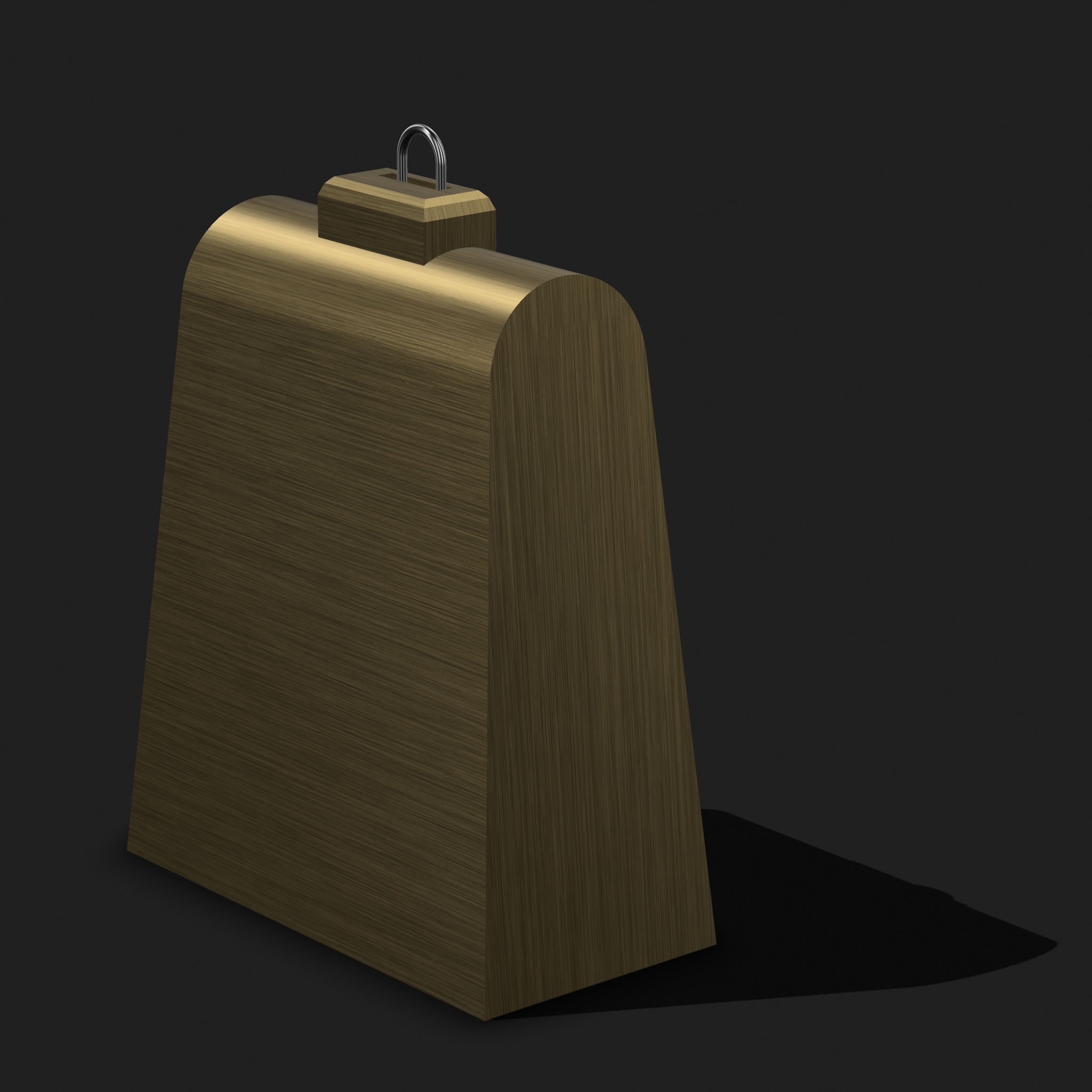 Dog (cow)Bell with Label by Michael | Download free STL model ...