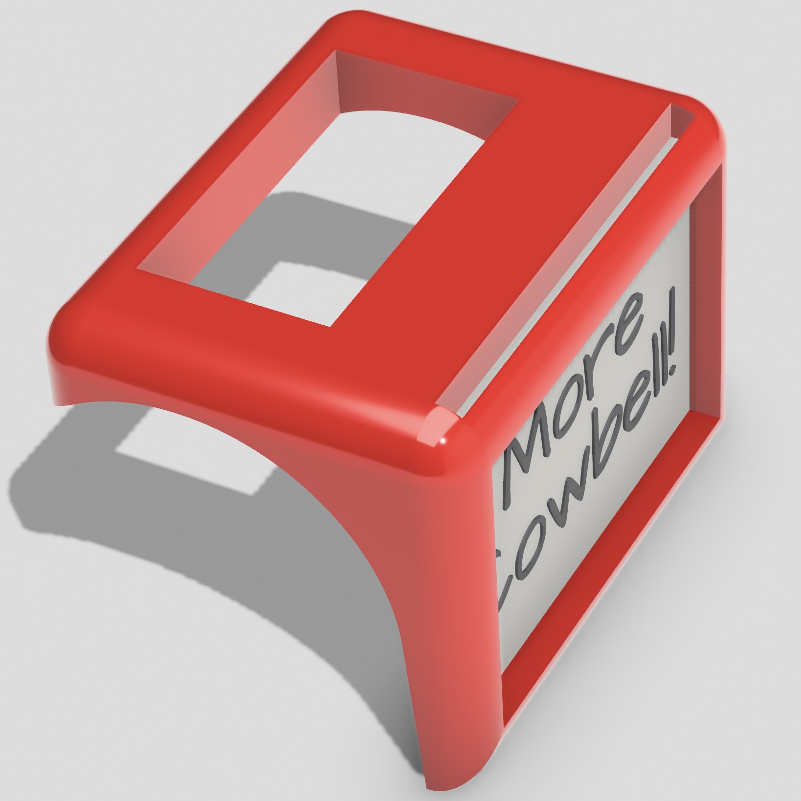 Dog (cow)Bell with Label by Michael | Download free STL model ...