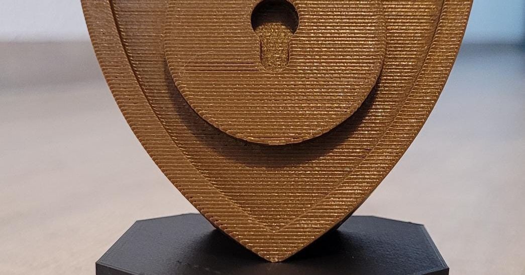 Cyber Champion Award by 0xffd700 | Download free STL model | Printables.com