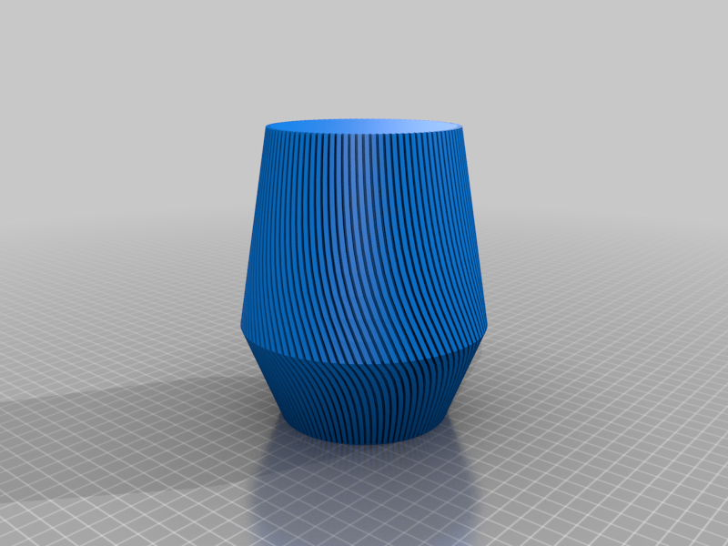 Twisted lamp shade for IKEA Skaftet by alecs.form | Download free STL ...