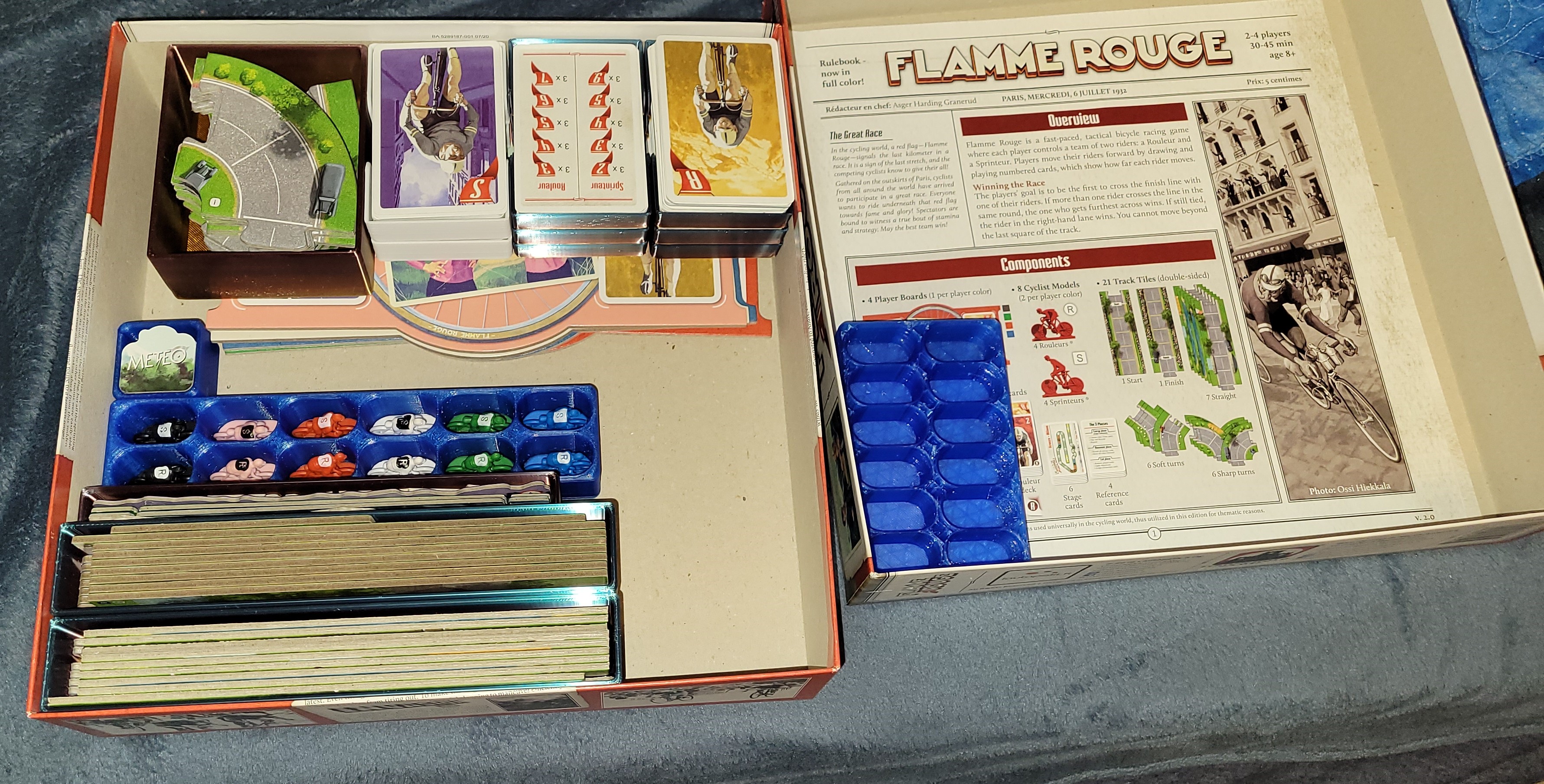 Flamme Rouge Game Box Orginzer with Expansions by Dimbulb | Download ...