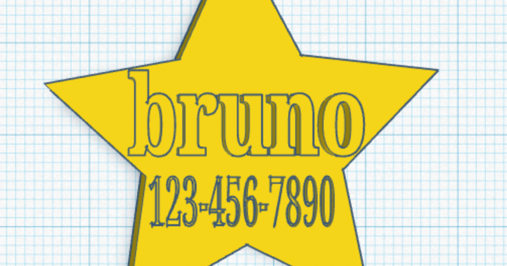 STAR TAG by SABO | Download free STL model | Printables.com