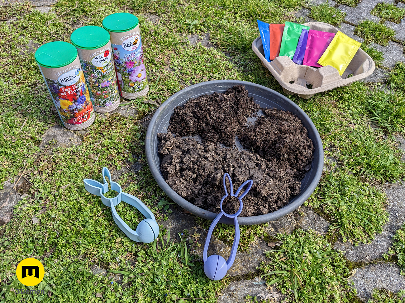 Easter Egg Seed Bomb Maker by 3Demon | Download free STL model ...