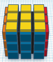 rubik's cube (not mechanical) by remi | Download free STL model ...