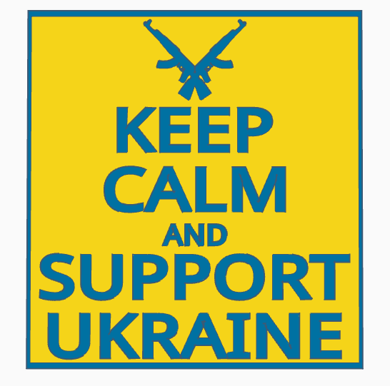 KEEP CALM and SUPPORT UKRAINE sign by Heine Sørensen | Download free ...