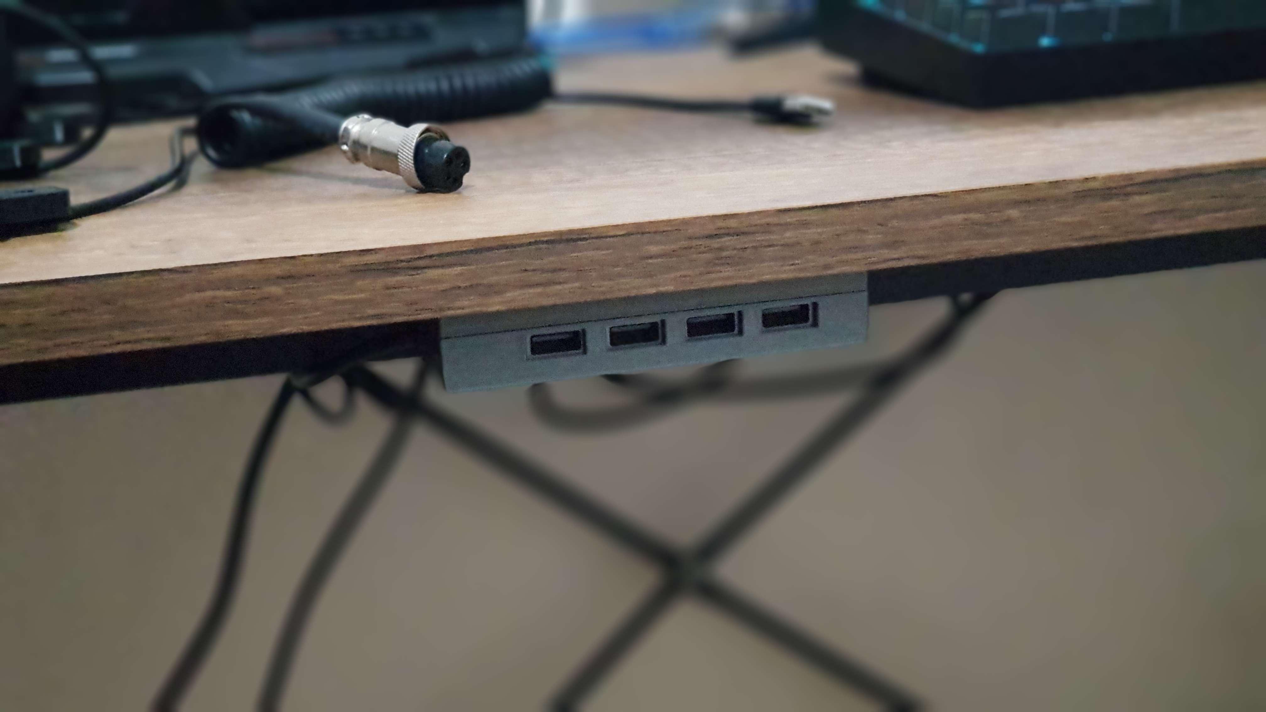 Under Desk Usb Hub Case by SuhaK. | Download free STL model ...