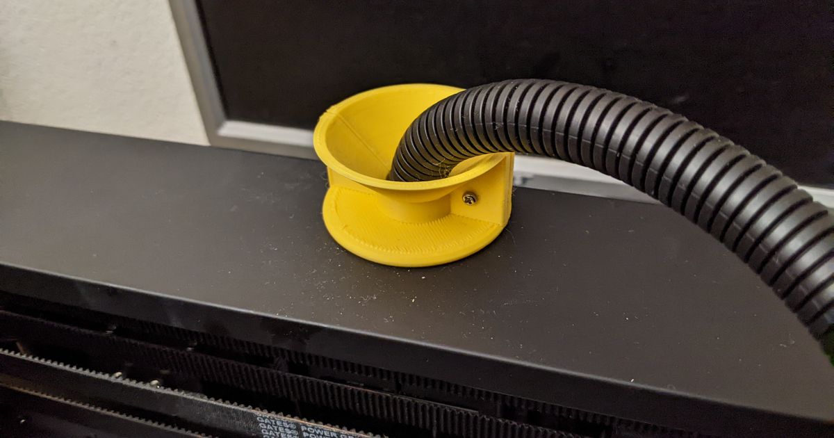Ender-7 Print Head Hose Shroud by cryxli | Download free STL model ...