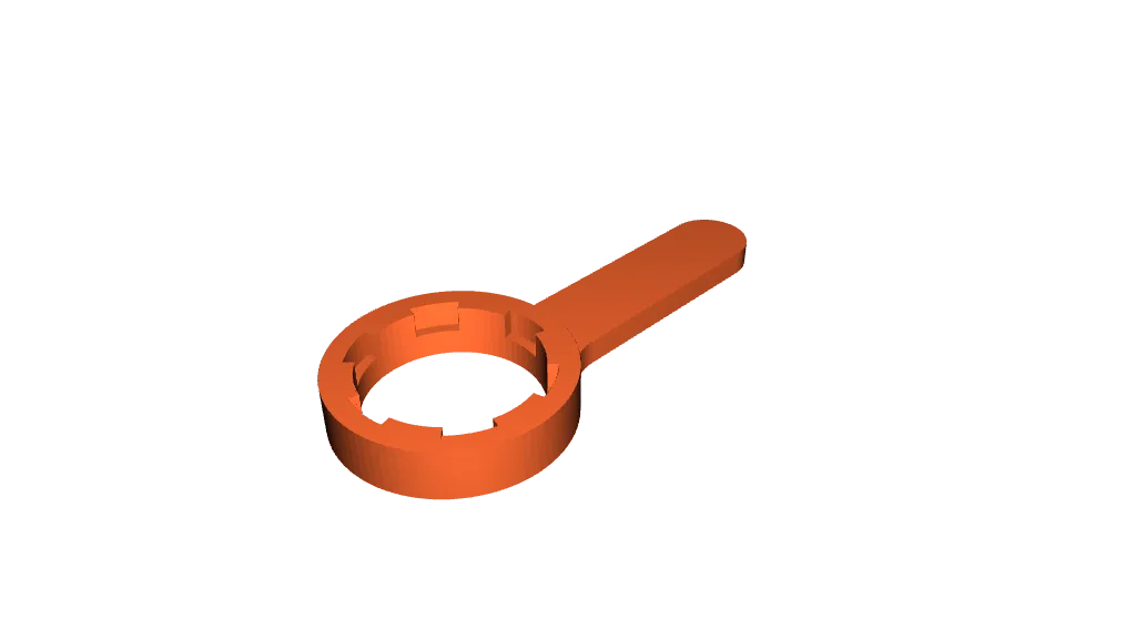 3/4" Conduit Locknut Wrench by kozmickid | Download free STL model ...