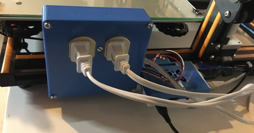 GPIO-Controlled Outlet Box for Octoprint by kozmickid | Download free ...