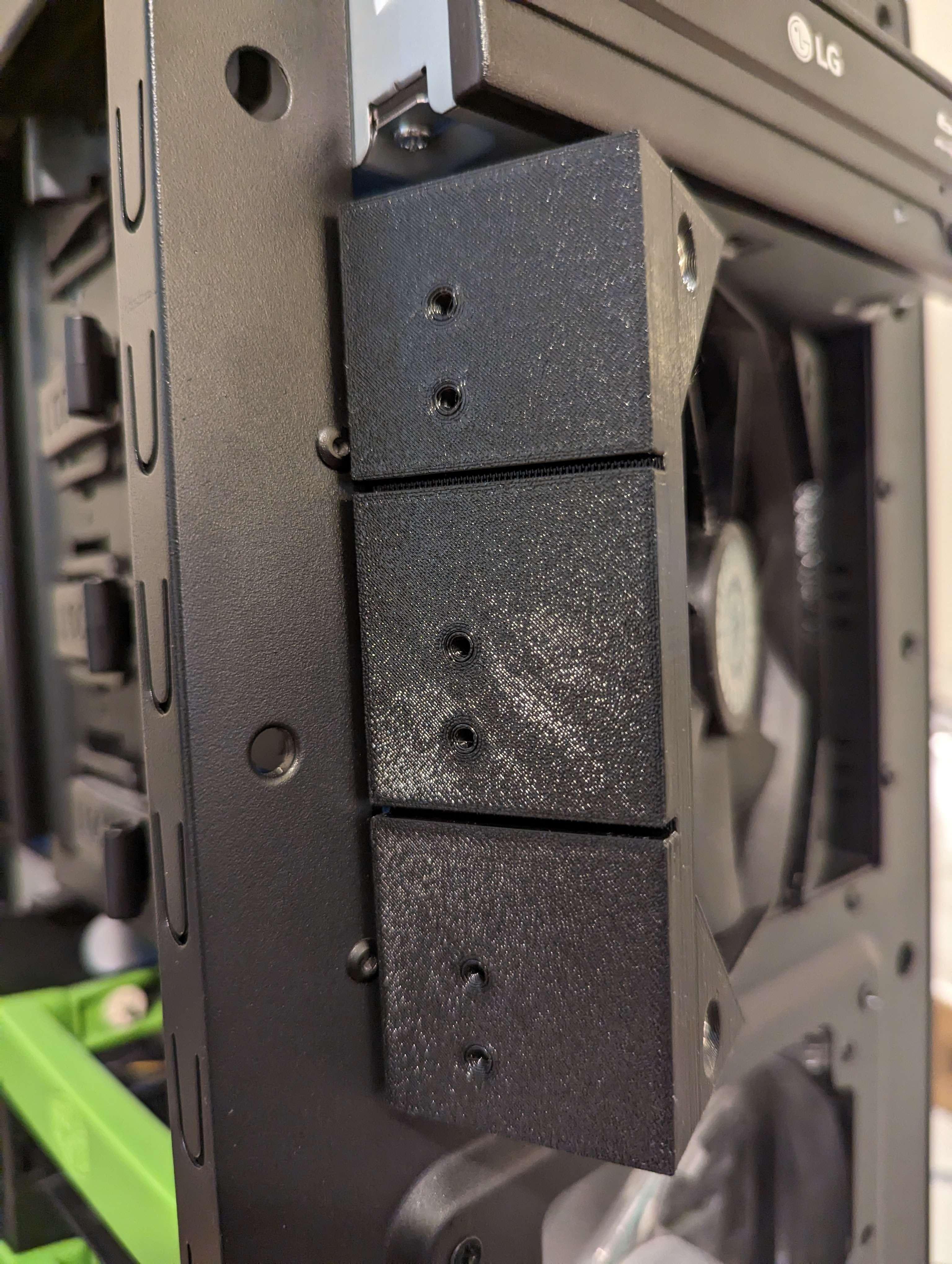 120mm Fan Mount Brackets for 5.25" Drive Bay by Photoroamer | Download ...