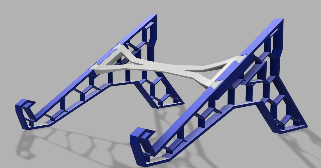 Laptop stand 32 degree by Hesous | Download free STL model | Printables.com