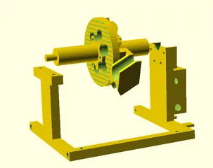 Desk Fan Rotator by Isaac | Download free STL model | Printables.com