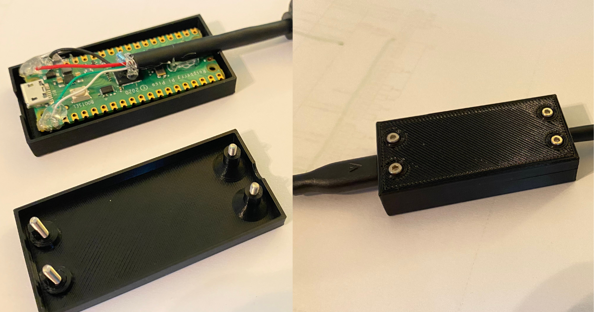 Raspberry Pi Pico Case von David Wiley 44 | Kostenloses STL-Modell ...