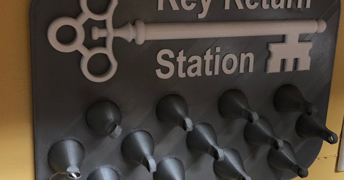 Key return Station by darrellxls | Download free STL model | Printables.com