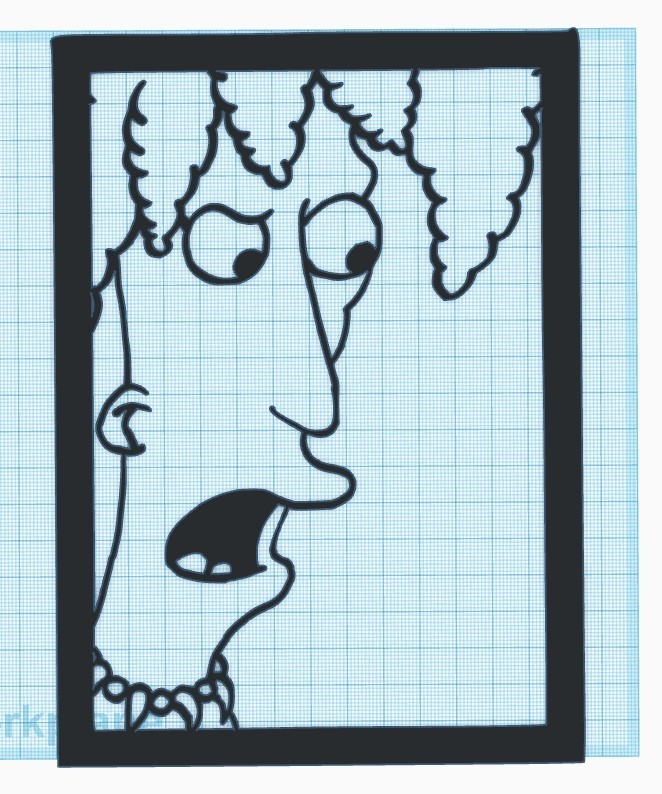 SideShow Bob framed wall art by Ogama Industries | Download free STL ...