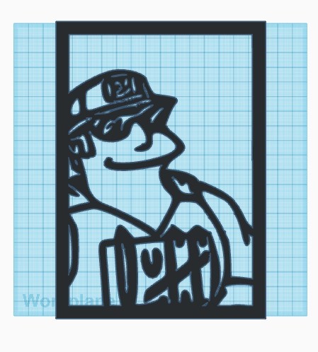 Duff Man framed wall art by Ogama Industries | Download free STL model ...