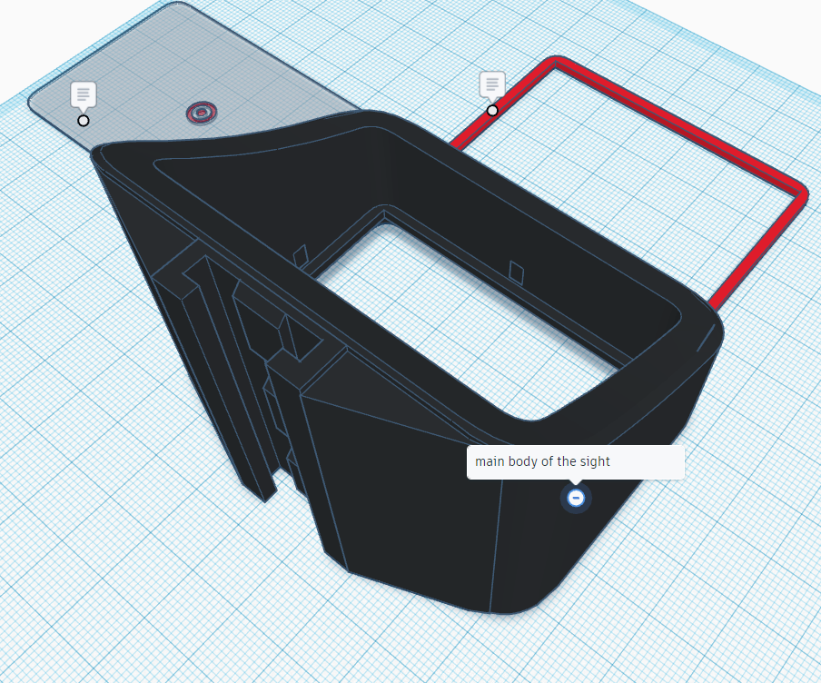 Nerf DCL-120 sight by rondawg1 | Download free STL model | Printables.com