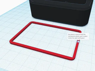 Nerf DCL-120 sight by rondawg1 | Download free STL model | Printables.com