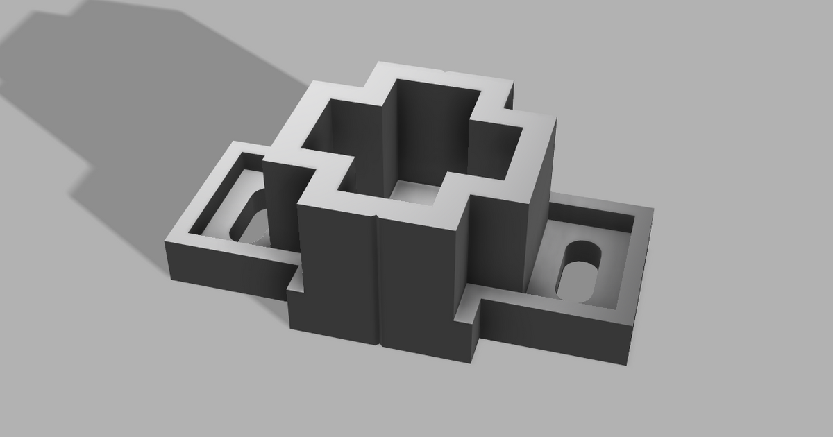 Cabinet Drawer Track Socket by blake•rohde | Download free STL model ...