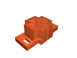 Cabinet Drawer Track Socket by blake•rohde | Download free STL model ...