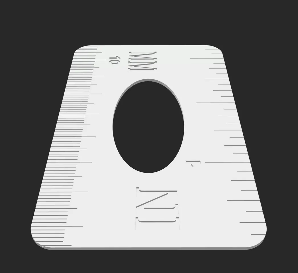 Wallet Ruler (IN&MM) by CatDaddy403 | Download free STL model ...